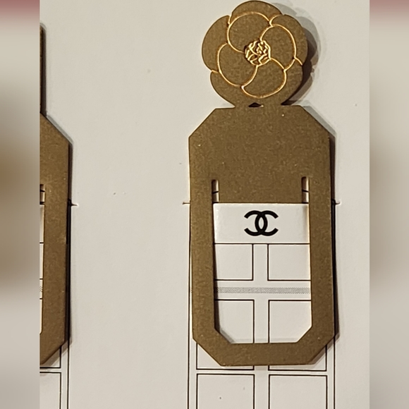 CHANEL | Accessories | Chanel Bookmarks Authentic Metal 2 Parfum ...